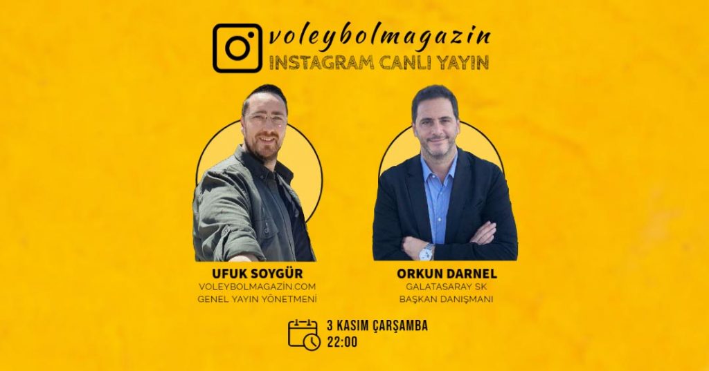 Orkun Darnel, @voleybolmagazin instagram canlı yayınına konuk oluyor ...